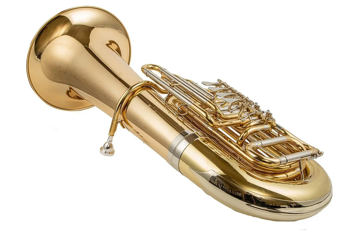 379 Tuba with 4 Rotary Valves in Bb | Yellow Brass, 400mm Bell, 20mm ...
