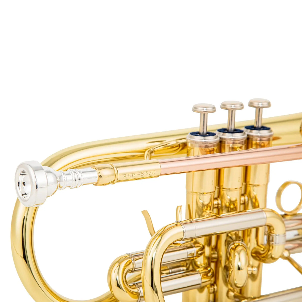 ACR 8330 Bb Cornet - Gold Brass Lacquered Finish, Stainless Steel– AUROSUS