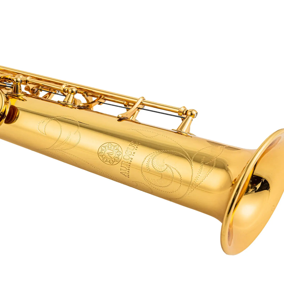 Top-Grade Professional Brass Soprano Saxophone with Complete ...